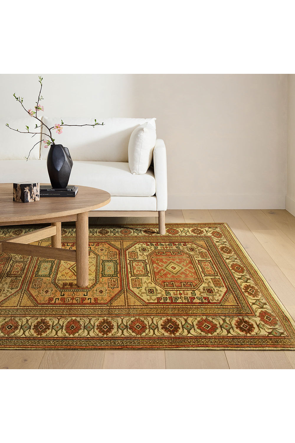 Yellow Gold Coloured Rugs | Hand knotted Premium Rugs | Cyrus Rugs