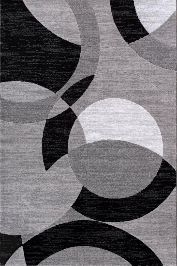 Sale - America Circle Pattern Rug 1948A-L.Grey-L.Grey | Buy Rugs Online ...