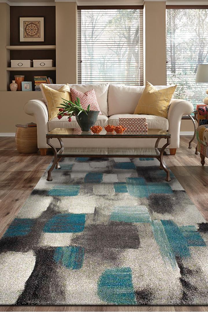 Amore Modern Square Pattern Rugs 2152-953 | Buy Rugs Online | Cyrus Rugs