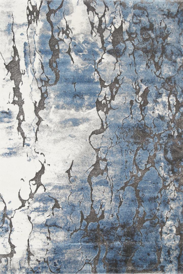 Angel Contemporary Abstract Rug - 17348-Grey-Blue | Buy Rugs Online ...