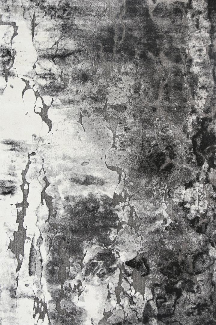Angel Contemporary Abstract Rug - 17348-Grey-Black | Buy Rugs Online ...