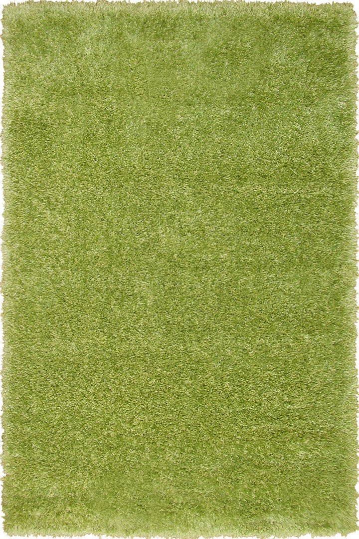Darwin Plain Shaggy Rug 118-Green-Green | Buy Rugs Online | 270x180cm ...