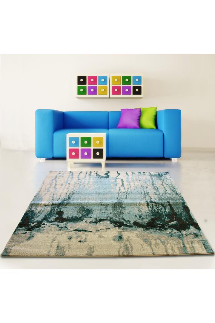 Kaleidoscope Contemporary Grunge Style Rug A259C-White-Bone | Buy Rugs ...