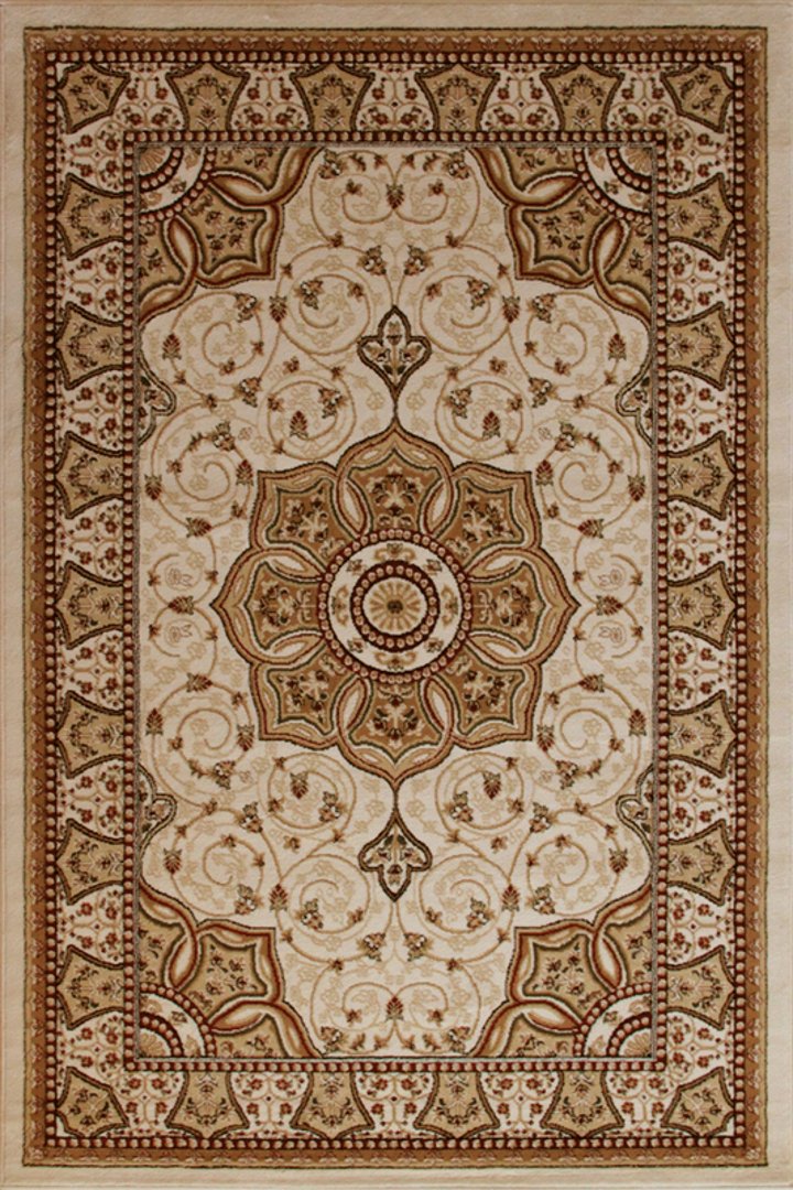 Minnesota Traditional Medallion Rugs 3005A-Cream-Cream | Buy Rugs ...