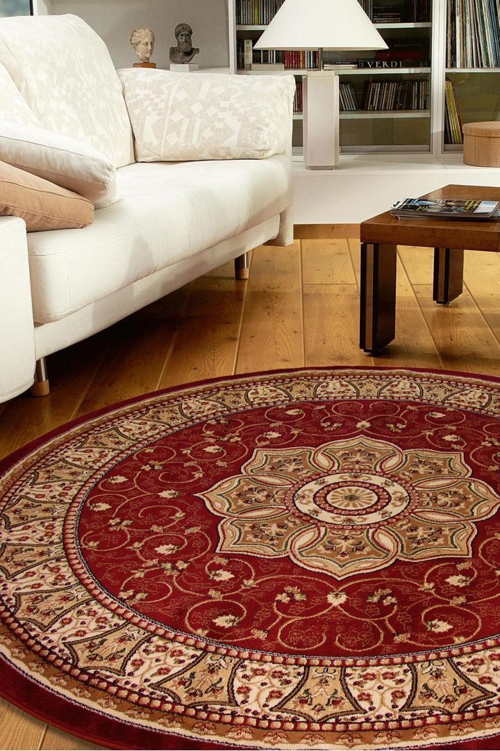 Minnesota Traditional Medallion Rugs 3005A-Red-Cream | Buy Rugs Online ...