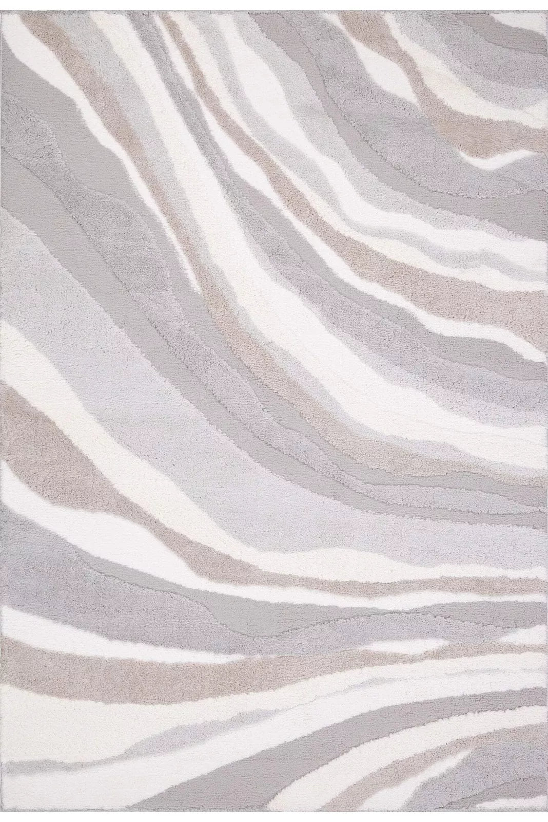 Silver Soft Rug 106 - Multicolour | Cyrus Rugs