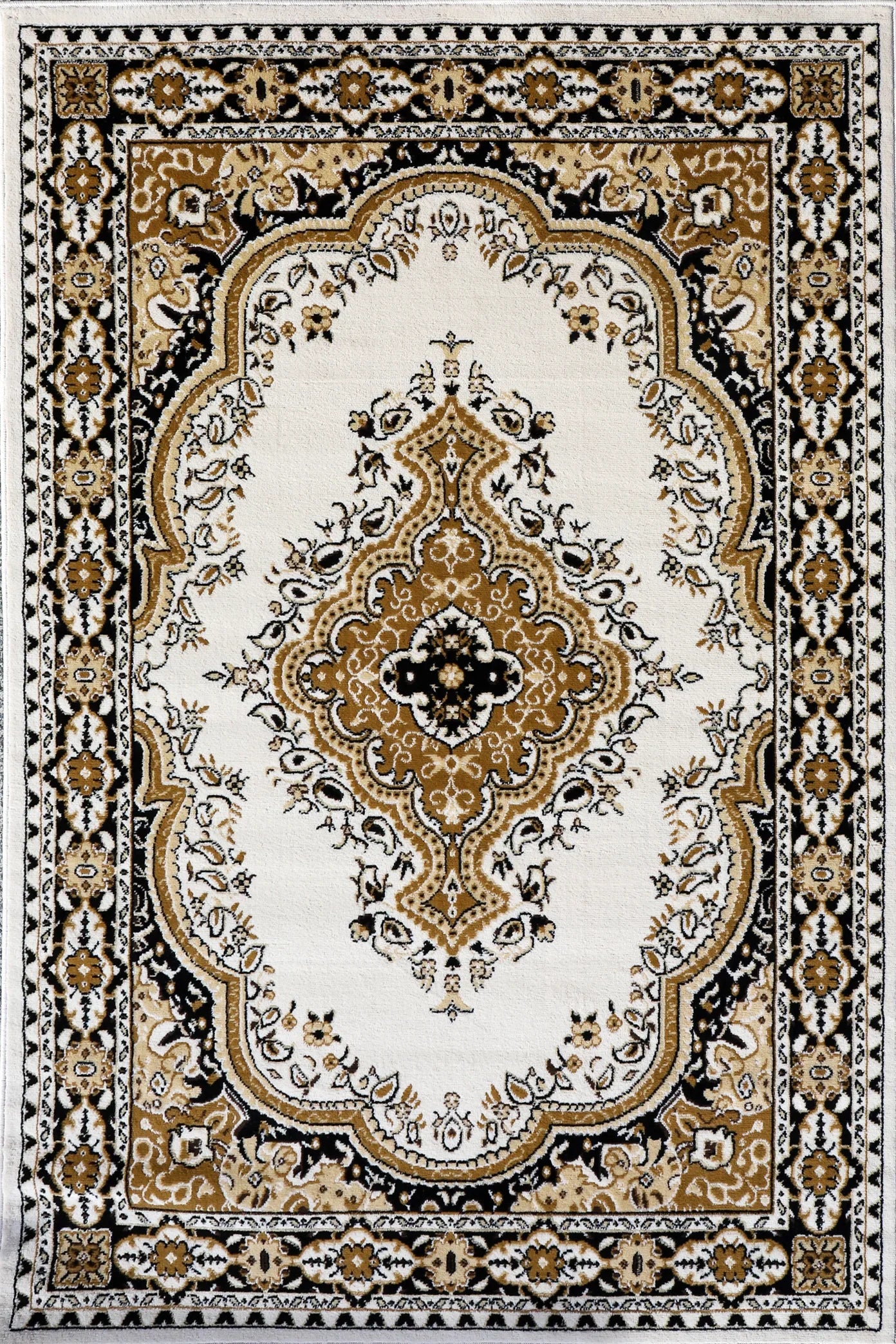 Tokyo Traditional Rug 8572A-Beige-Beige | Buy Rugs Online | Cyrus Rugs