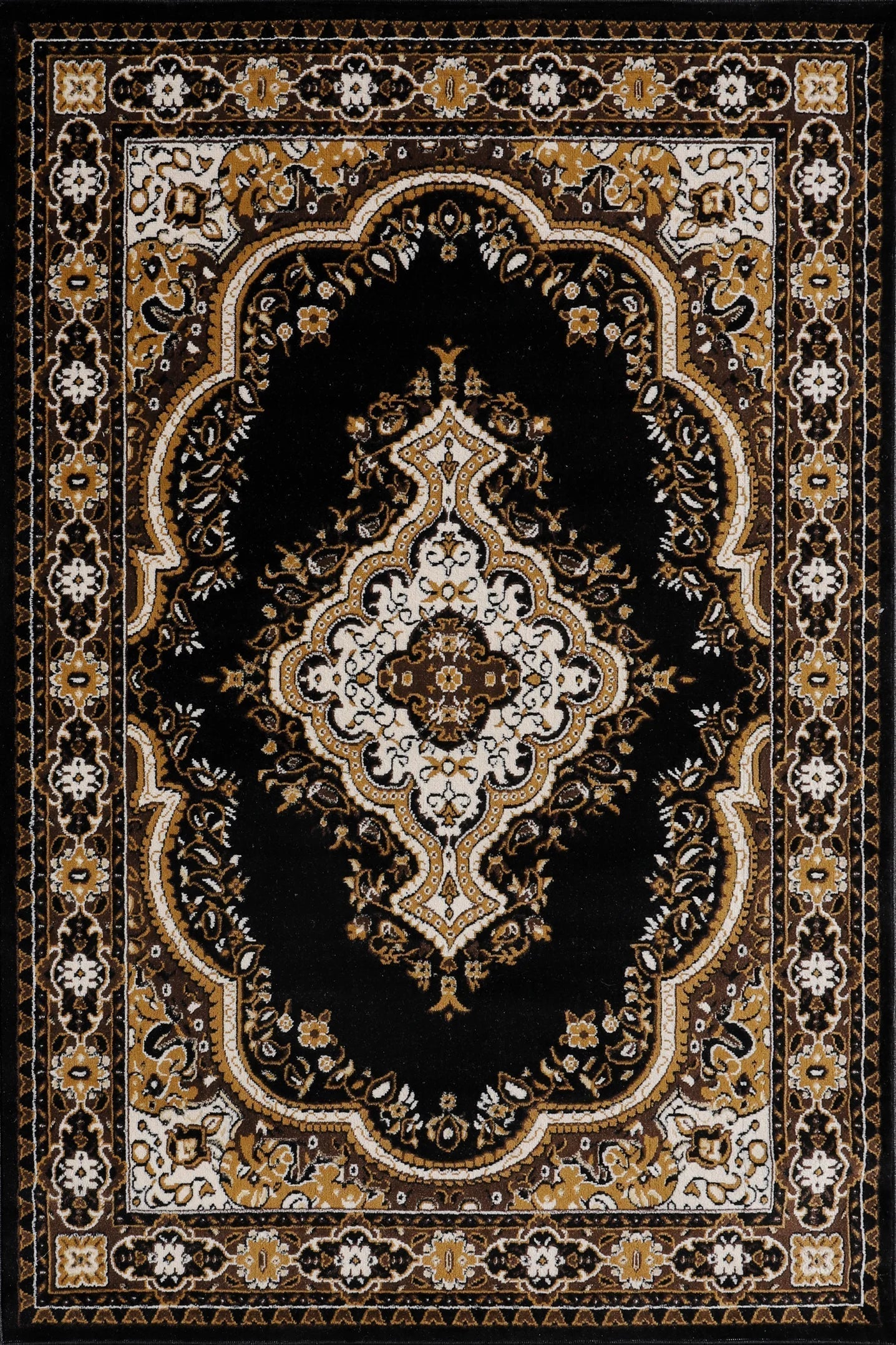Tokyo Traditional Rug 8570A-Black | Buy Rugs Online | Cyrus Rugs