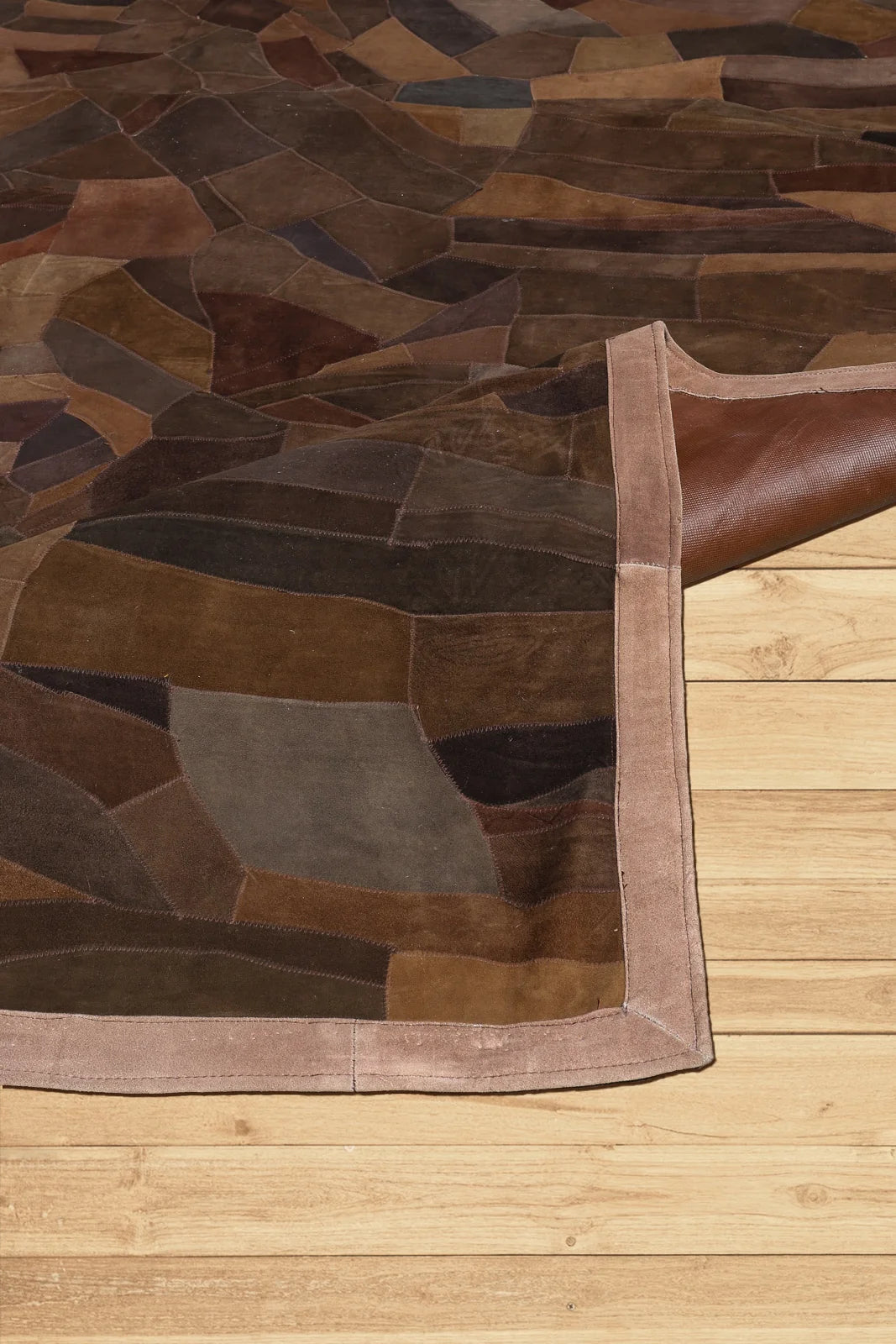 Vintage Patchwork Leather Rug | Buy Rugs Online | Cyrus Rugs