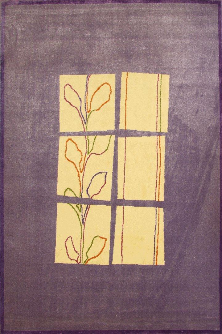 Sale - Techno Modern Square Pattern Floral Rug 40-113M | Buy Rugs ...